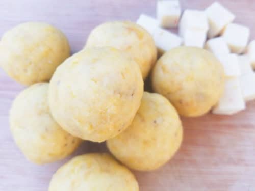 Bolón de Verde (Green Plantain Fritters) - Mexican Appetizers and More!