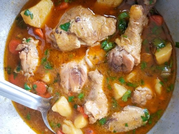 Pollo Guisado (Puerto Rican Chicken Stew) - Mexican Appetizers and More!
