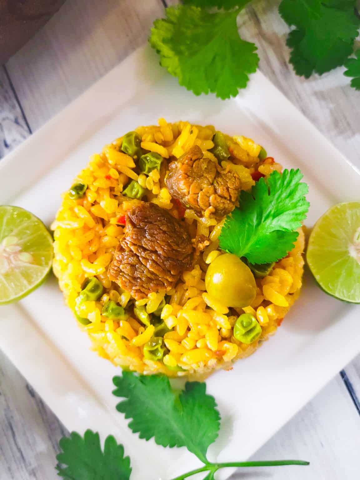Arroz con Carne - Mexican Appetizers and More!