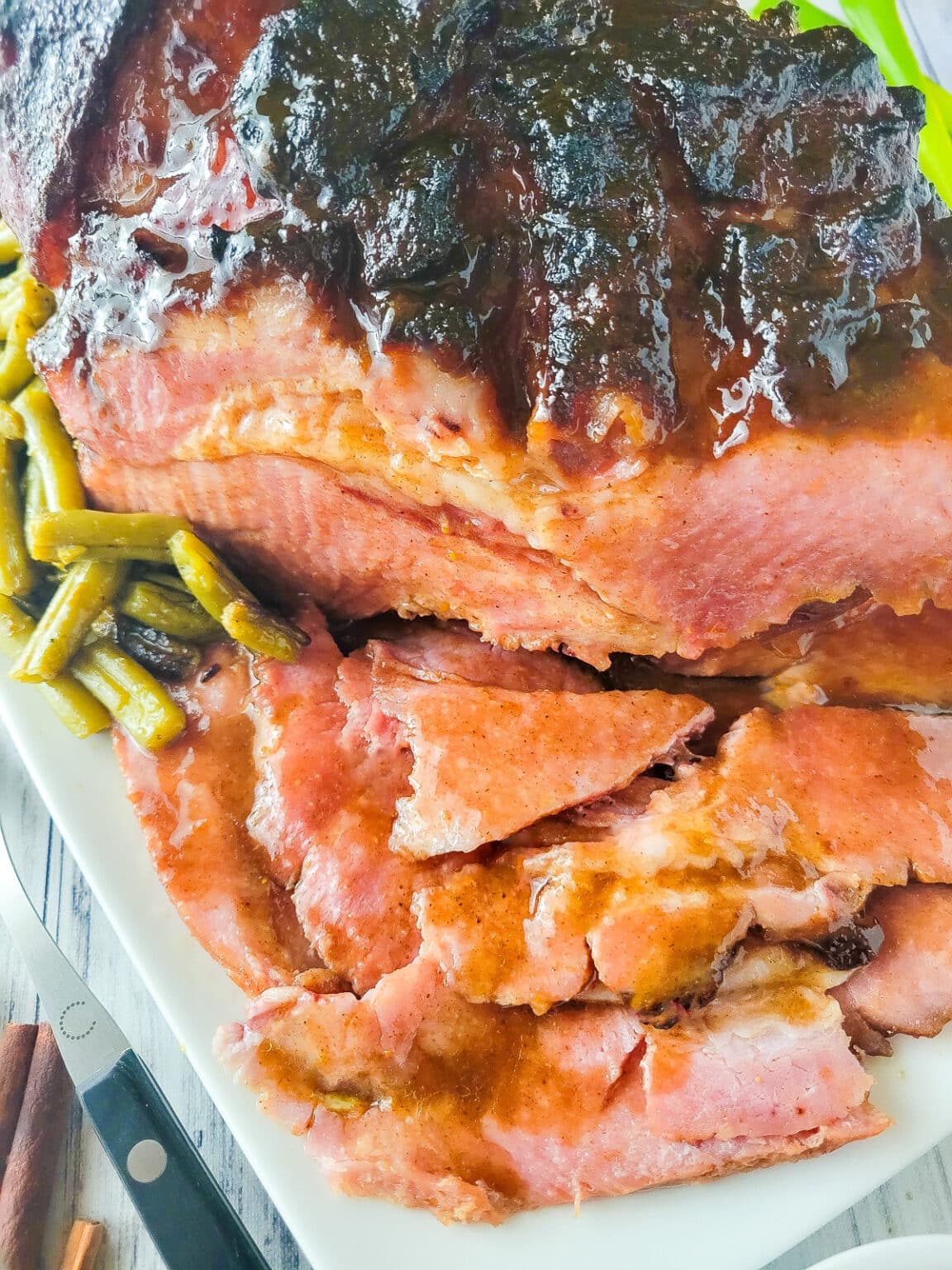Bourbon Maple Glazed Ham - Mexican Appetizers and More!