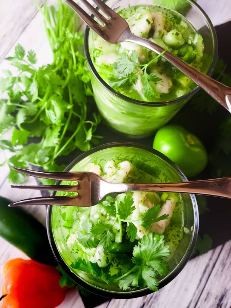 Authentic Ceviche Verde - Mexican Appetizers and More!
