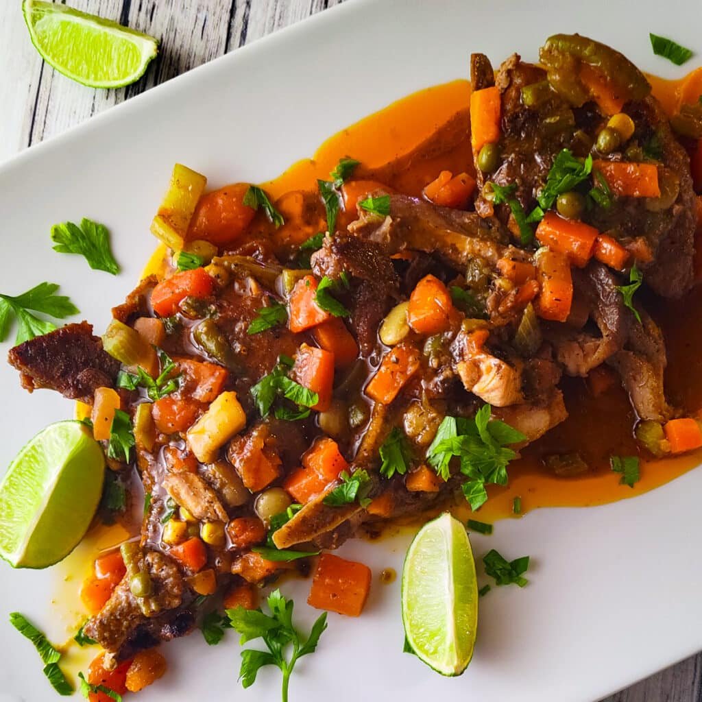 Chuletas a la Jardinera - Mexican Appetizers and More!