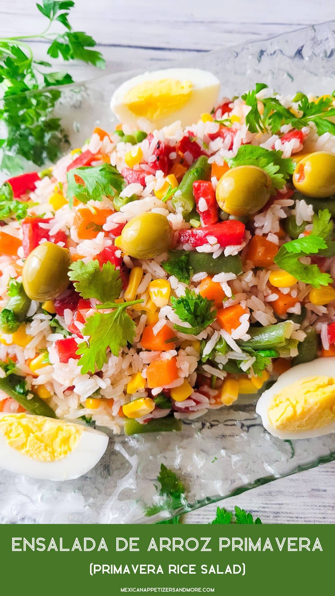 Ensalada de Arroz Primavera - Mexican Appetizers and More!