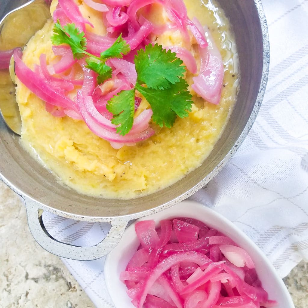 Mangu (Dominican Mashed Plantains) - Mexican Appetizers and More!