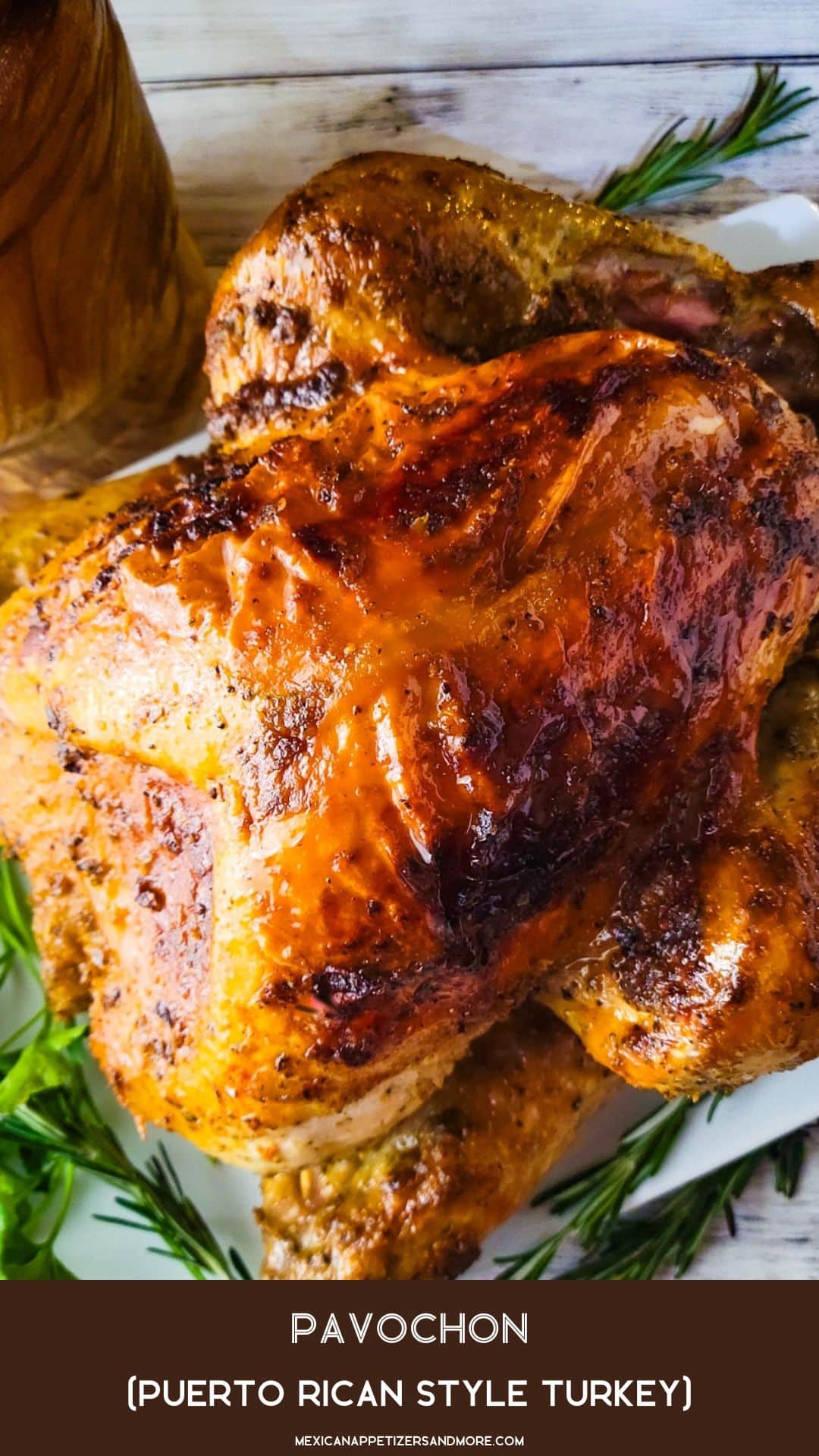 Pavochon (Puerto Rican Style Turkey) - Mexican Appetizers and More!