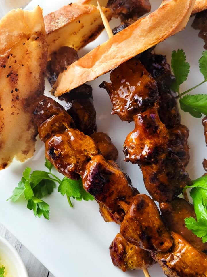 Authentic Puerto Rican Pinchos (Pinchos de Cerdo) - Mexican Appetizers ...