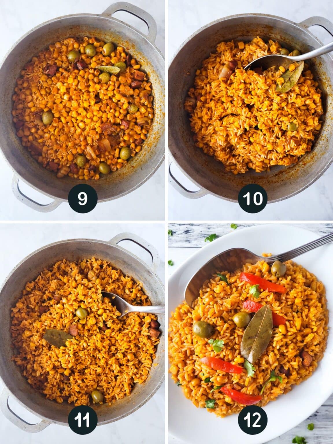 Puerto Rican Yellow Rice with Corn - Mexican Appetizers and More!