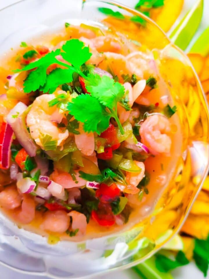 Ceviche Verde-Green Ceviche - Mexican Appetizers and More!