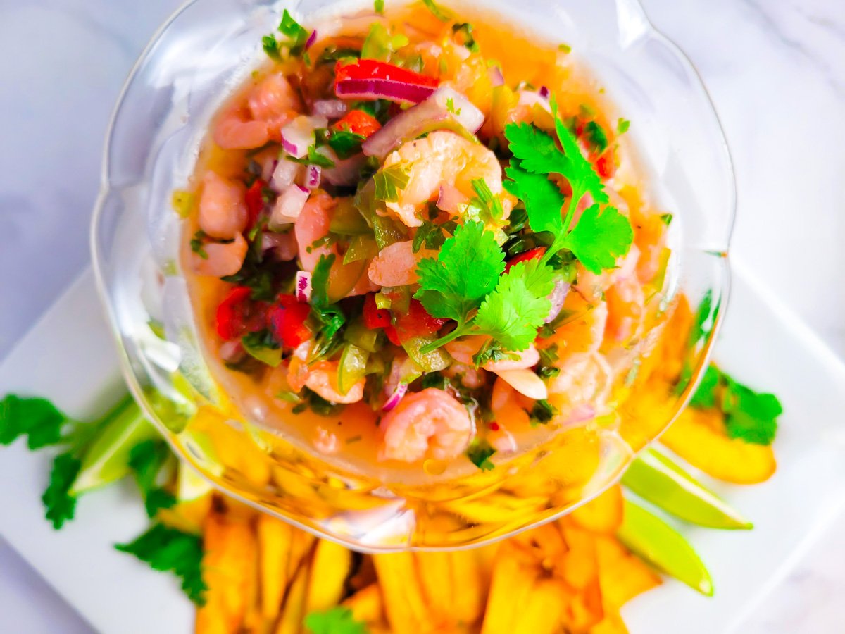 Puerto Rican Shrimp Ceviche - Mexican Appetizers and More!