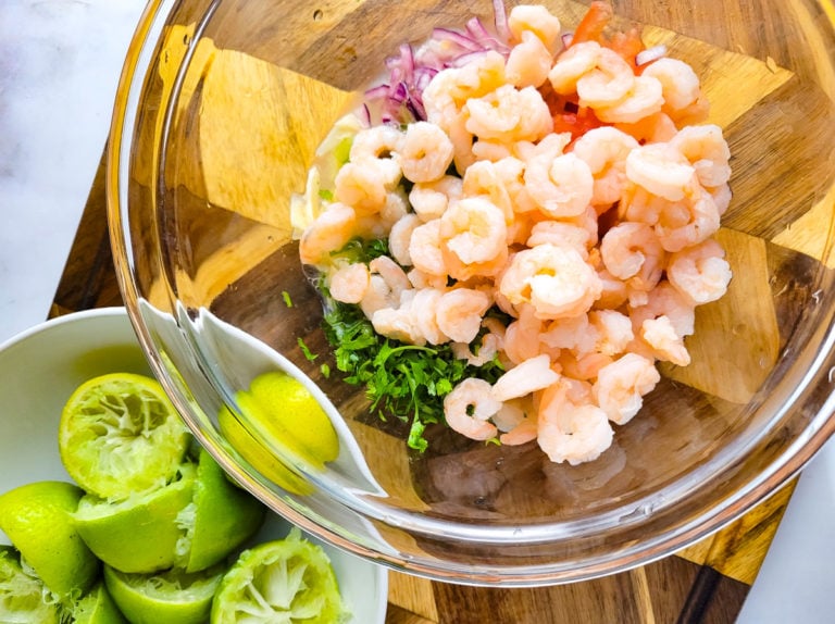 Puerto Rican Shrimp Ceviche - Mexican Appetizers and More!