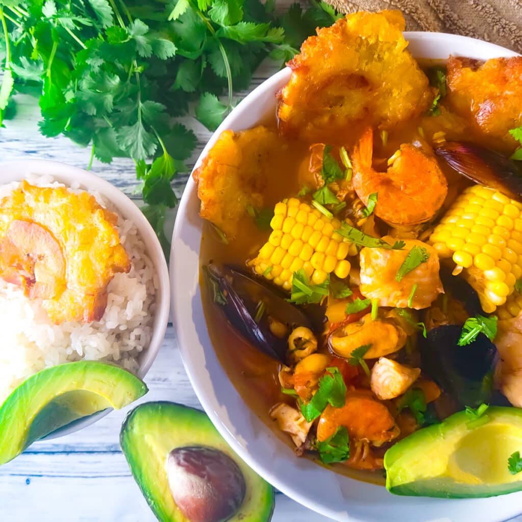 Sopa de Mariscos (Caldo de Mariscos) - Mexican Appetizers and More!